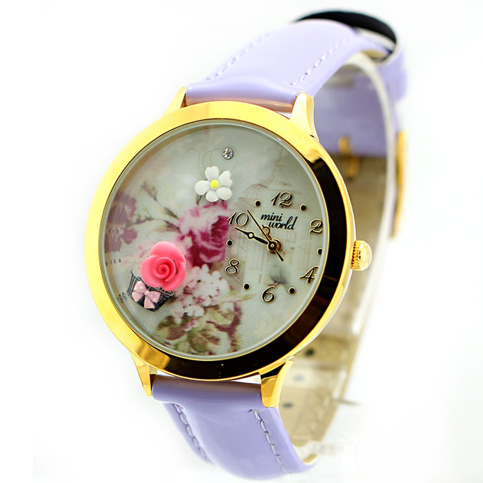 Elegant Rose Gold Polymer Clay Watch on Luulla