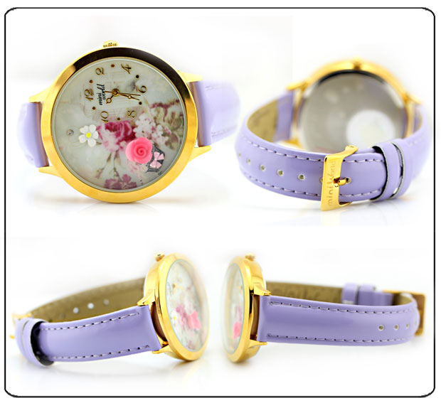 Elegant Rose Gold Polymer Clay Watch on Luulla