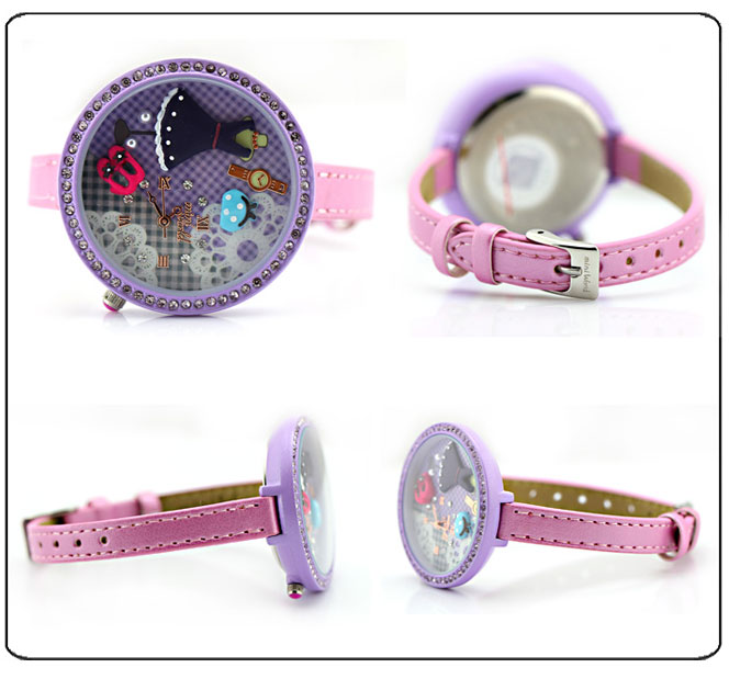Cute Purple Princess Polymer Clay Watch on Luulla