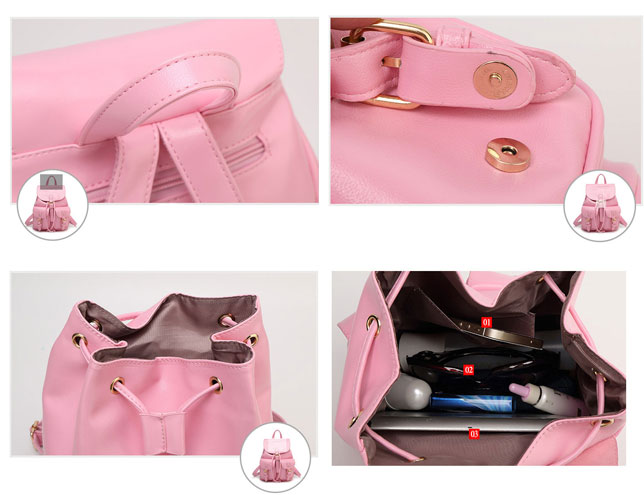 Dual Front Pockets College Backpack on Luulla