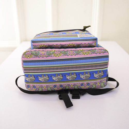 Geometry Printed School Bag Travel Backpack on Luulla
