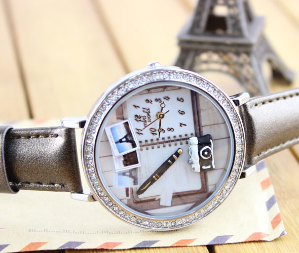 Cartoon Notebook Polymer Clay Watch on Luulla