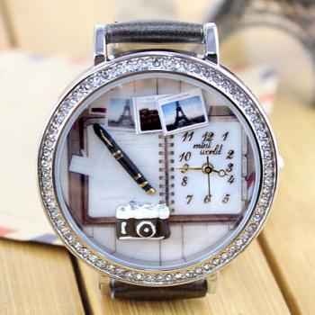 Cartoon Notebook Polymer Clay Watch on Luulla