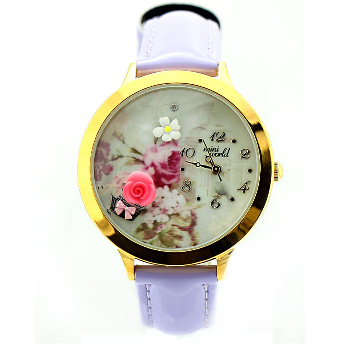 Elegant Rose Gold Polymer Clay Watch on Luulla