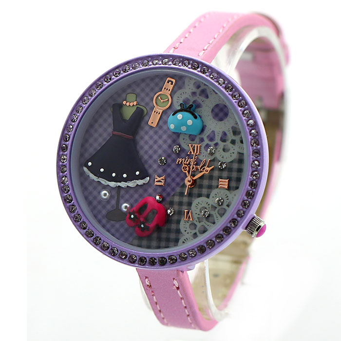 Cute Purple Princess Polymer Clay Watch on Luulla